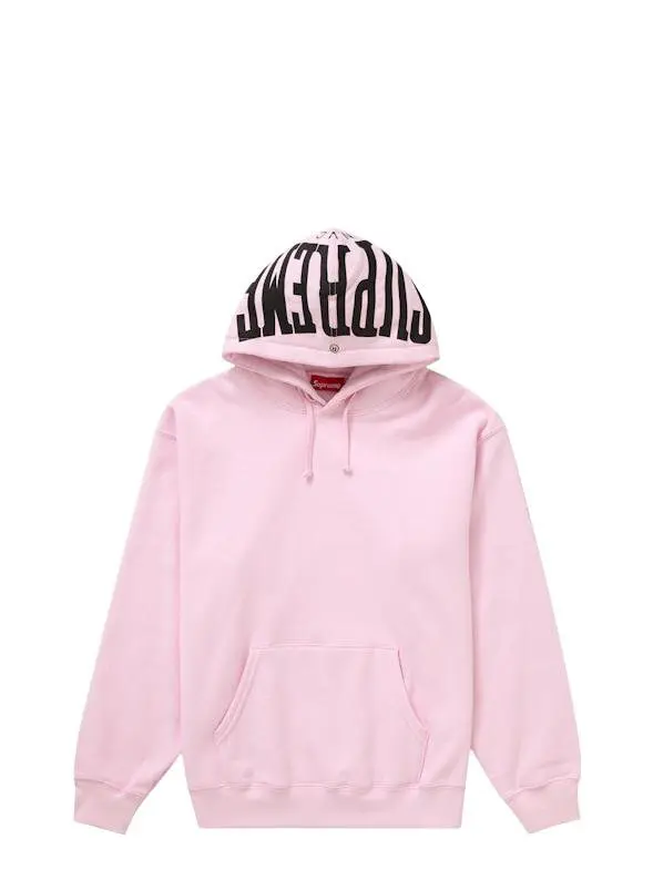 Supreme Warm Up Hooded Sweatshirt Ss24 - Light Pink