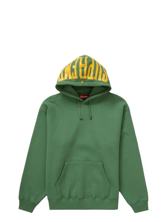 Supreme Warm Up Hooded Sweatshirt Ss24 - Dusty Green
