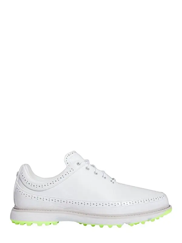Adidas Mc80 Spikeless Golf Shoes - Cloud White/matte Silver/lucid Lemon