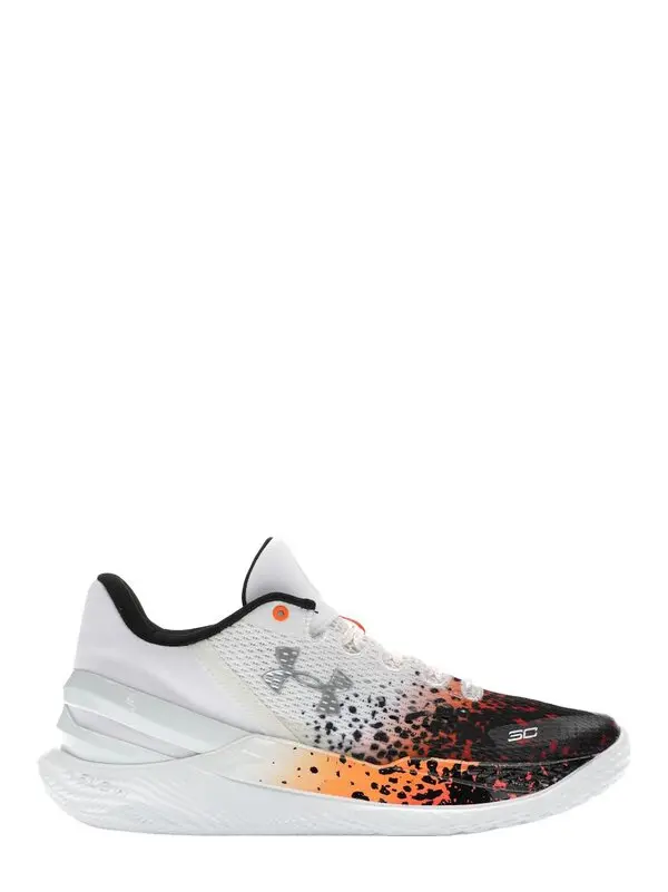 Under Armour Curry 2 Low Flotro Nm Retro Chef Sneakers - White/black/metallic Silver