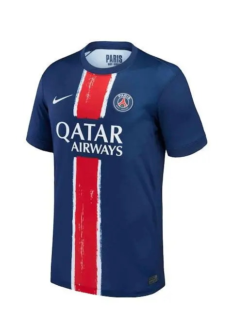 Nike Paris Saintgermain 2024/25 Stadium Home Replica Jersey - Midnight Navy Blue/white