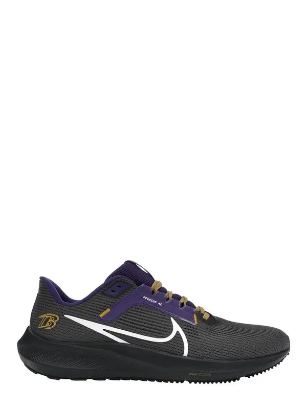 Nike Pegasus 40 Baltimore Ravens Sneakers - Anthracite/new Orchid/ochre