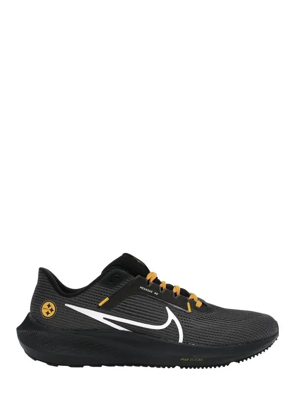 Nike Pegasus 40 Pittsburgh Steelers Sneakers - Anthracite/black/university Gold