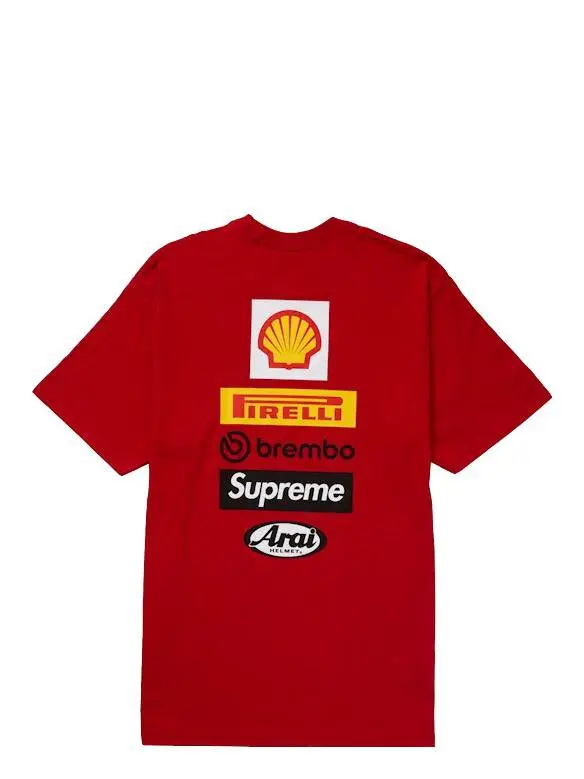 Supreme Ducati Logo Tee Shirt - Red