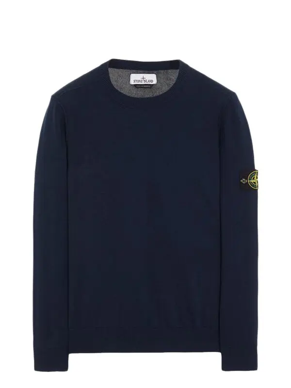 Stone Island Crewneck Sweatshirt - Dark Blue