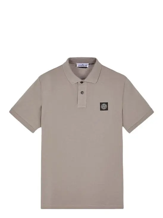 Stone Island Short Sleeve Polo Shirt Slimfit - Dove Grey