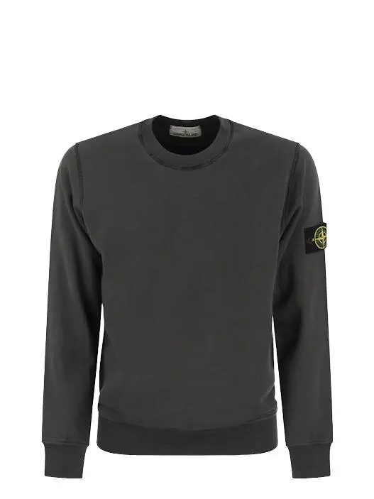 Stone Island Crewneck Sweatshirt - Charcoal