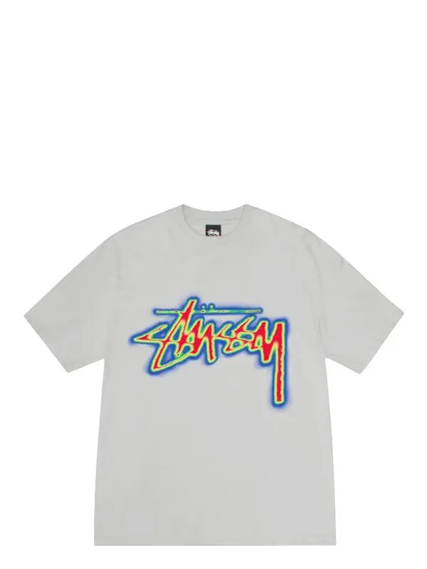 StÜssy Thermal Stock Tee Shirt - Fog