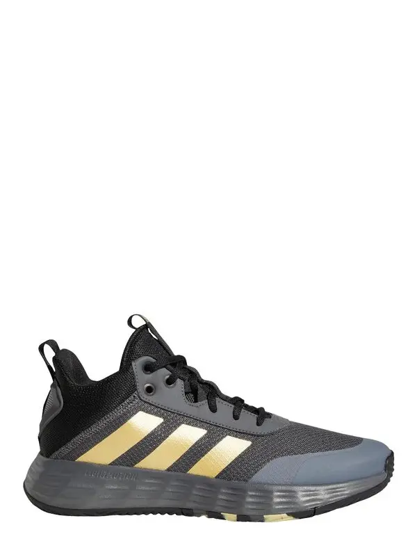 Adidas Ownthegame Athletic Sneakers - Grey Five/matte Gold/core Black