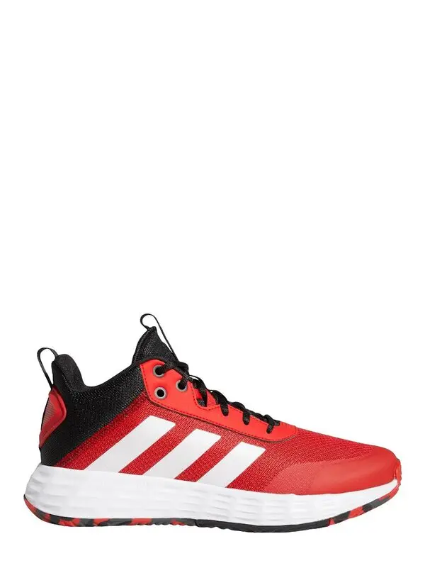 Adidas Ownthegame Lace Up Sneakers - Vivid Red/cloud White/core Black