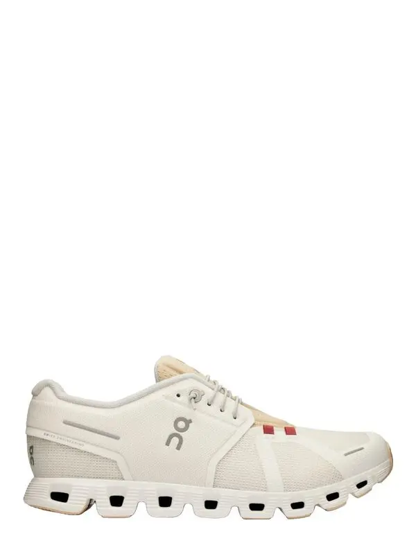 On Running Cloud 5 Pushin Sneakers - Ivory/savannah