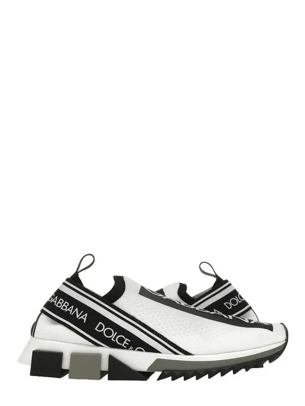Dolce & Gabbana Sorrento Slip-on Sneakers - White/black