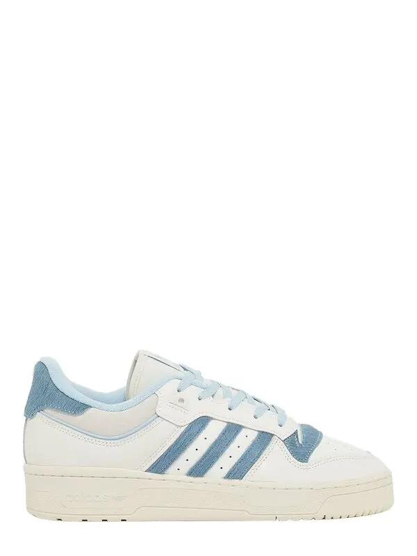 Adidas Rivalry 86 Low Ponyhair Sneakers - Off White/clear Sky Blue/orbit Grey
