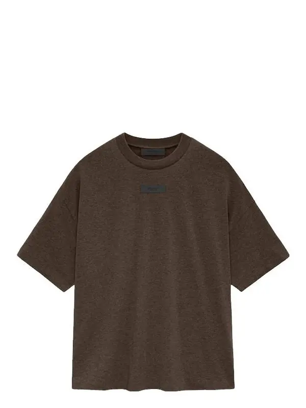 Fear Of God Essentials Core Collection Short Sleeve Tee Shirt - Heather Wood
