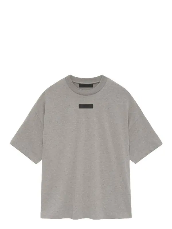 Fear Of God Essentials Core Collection Short Sleeve Tee Shirt - Heather Grey