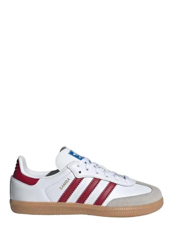 Adidas Samba Og Sneakers - Cloud White/collegiate Burgundy/gum