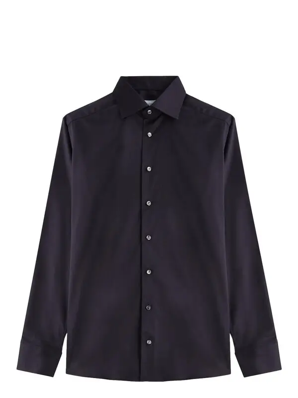 Eton Cotton-twill Shirt - Navy