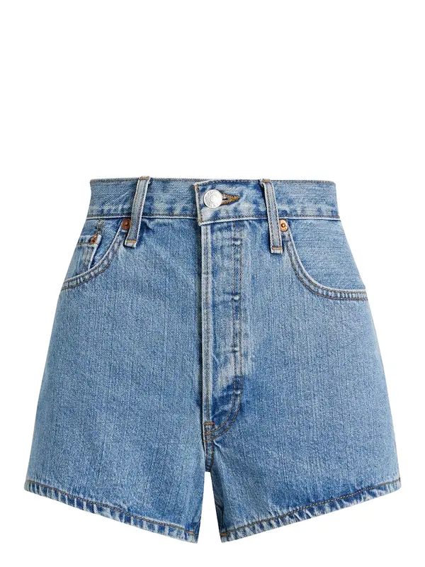 RE/DONE Denim Shorts - Mid Denim