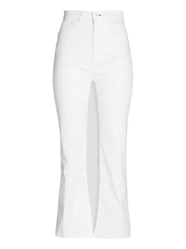 Rag & Bone Casey High-rise Kick-flare Jeans - White