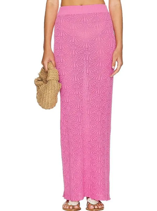 SNDYS Josefina Maxi Skirt - Pink