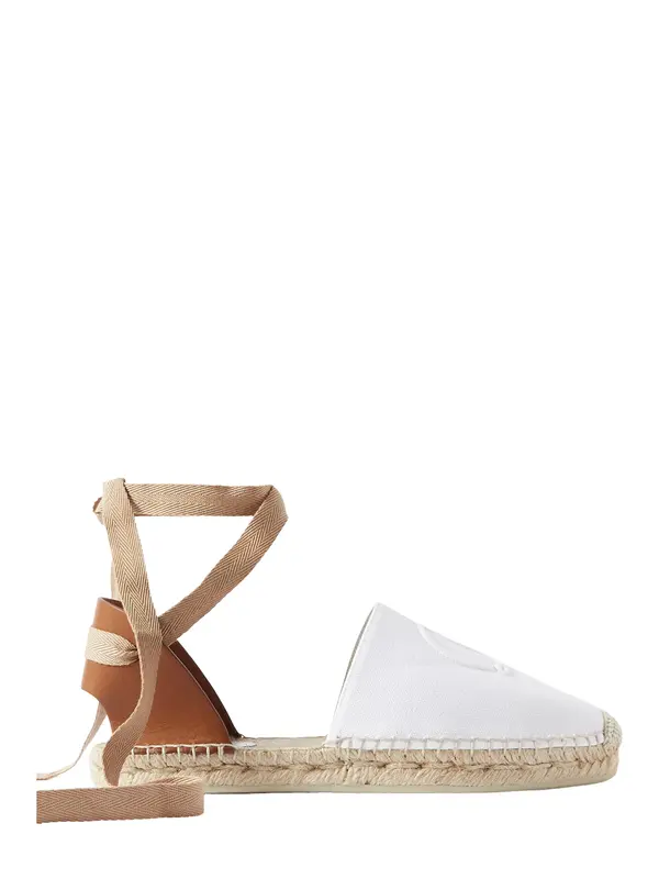 CHRISTIAN LOUBOUTIN Nanou Lace Espadrilles - White