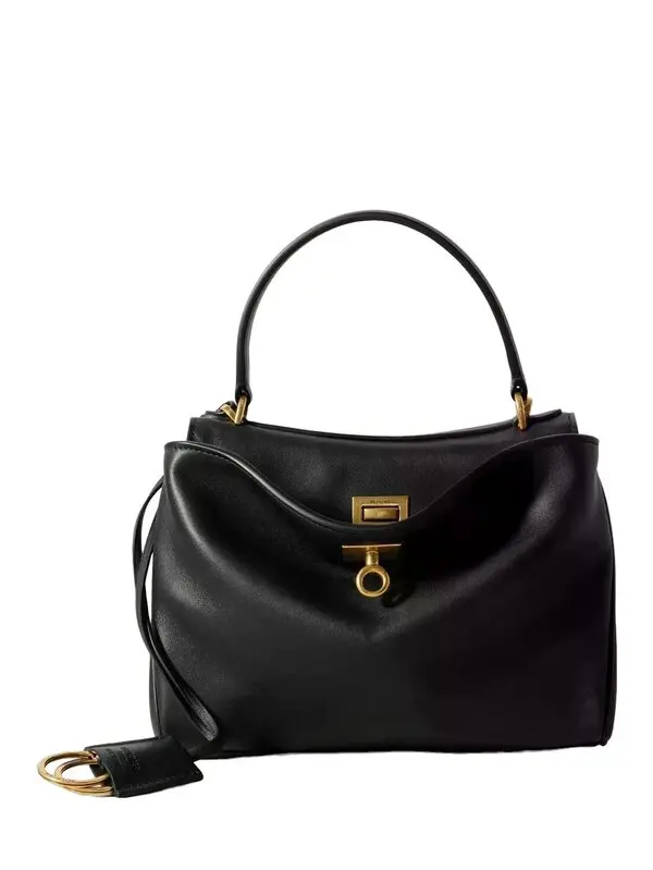 Balenciaga Rodeo Mini Leather Tote - Black