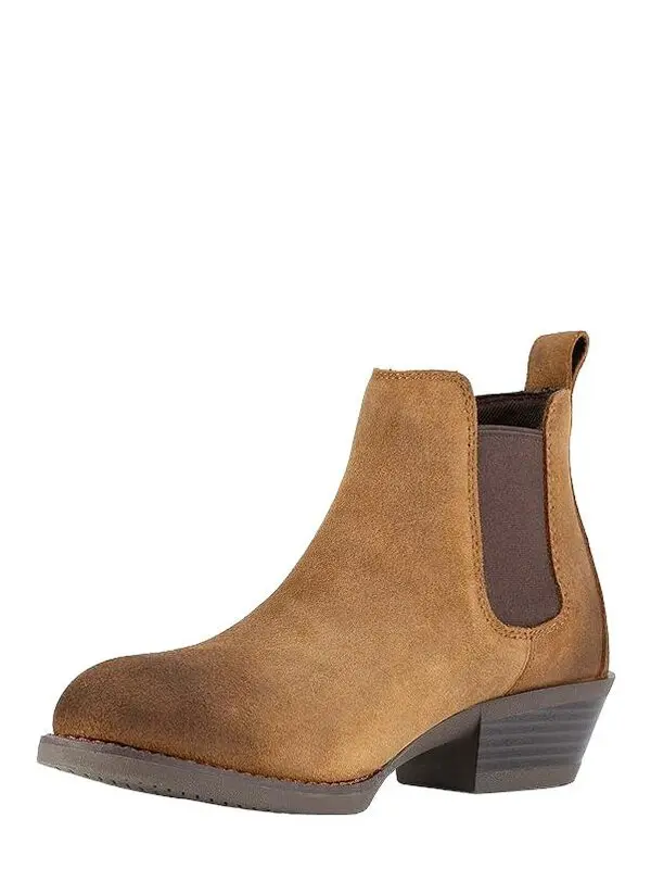 THE FRYE COMPANY Chelsea Cowboy Boots With Safety Toe - Brown