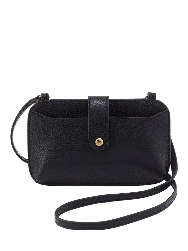Hobo Vida Leather Crossbody Bag - Black  Biscuit