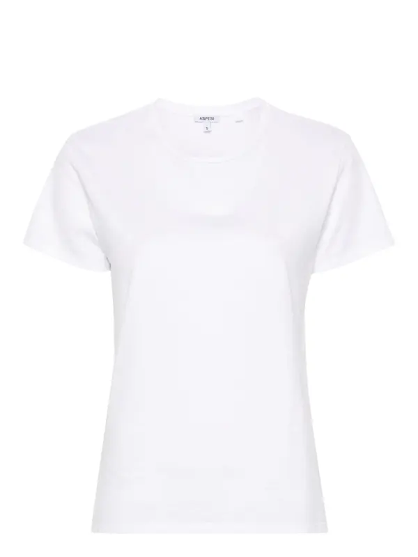 Aspesi Mélange Cotton T-shirt - White