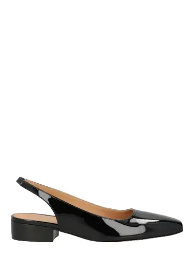MAISON MARGIELA Leather Ballet Flats - Black