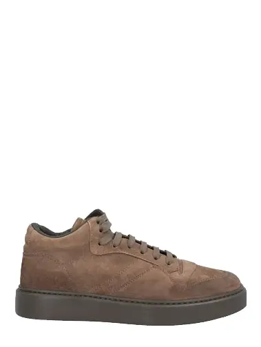 DOUCAL'S Leather Low-top Sneakers - Beige
