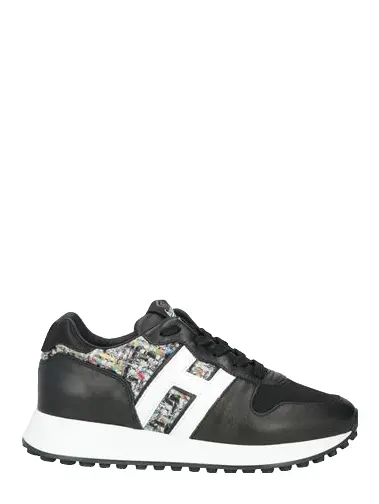 Hogan Leather Low-top Sneakers - Black