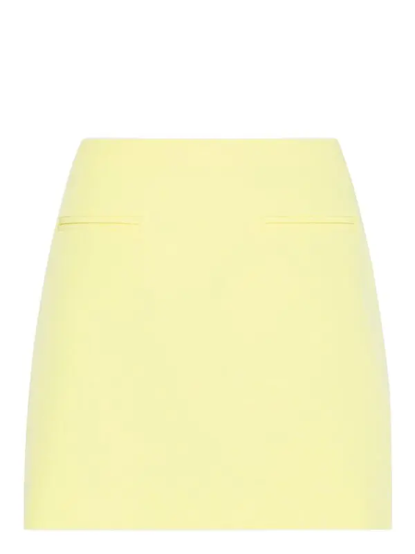 MILLY Lizzy Cady Mini Skirt - Yellow