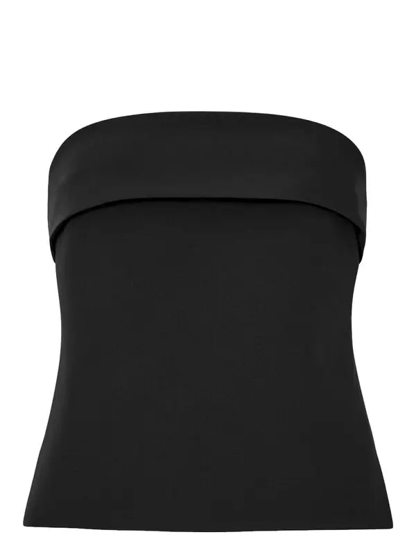 MILLY Tuala Cady Sleeveless Top - Black