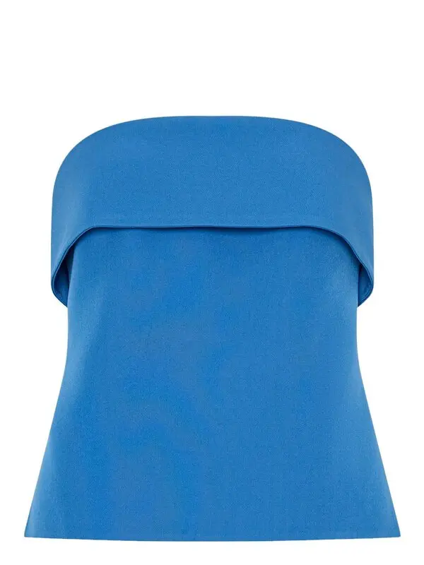 MILLY Tuala Cady Sleeveless Top - Classic Blue