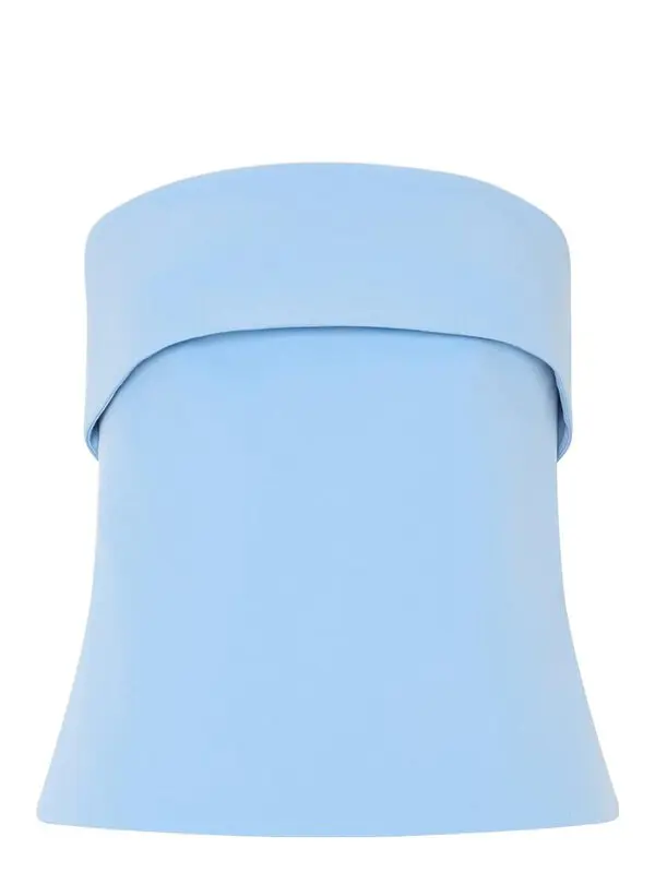 MILLY Tuala Cady Sleeveless Top - Light Blue