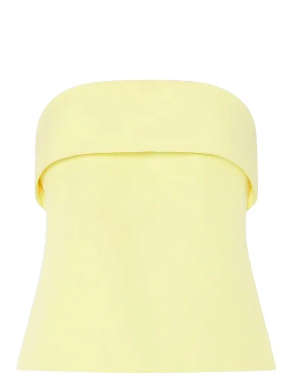 MILLY Tuala Cady Sleeveless Top - Yellow