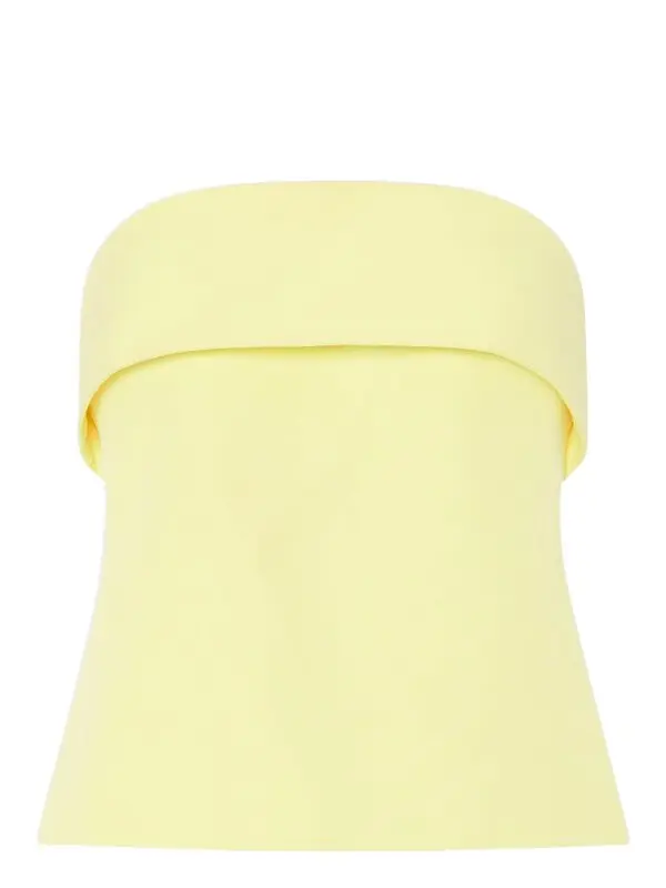 MILLY Tuala Cady Sleeveless Top - Yellow
