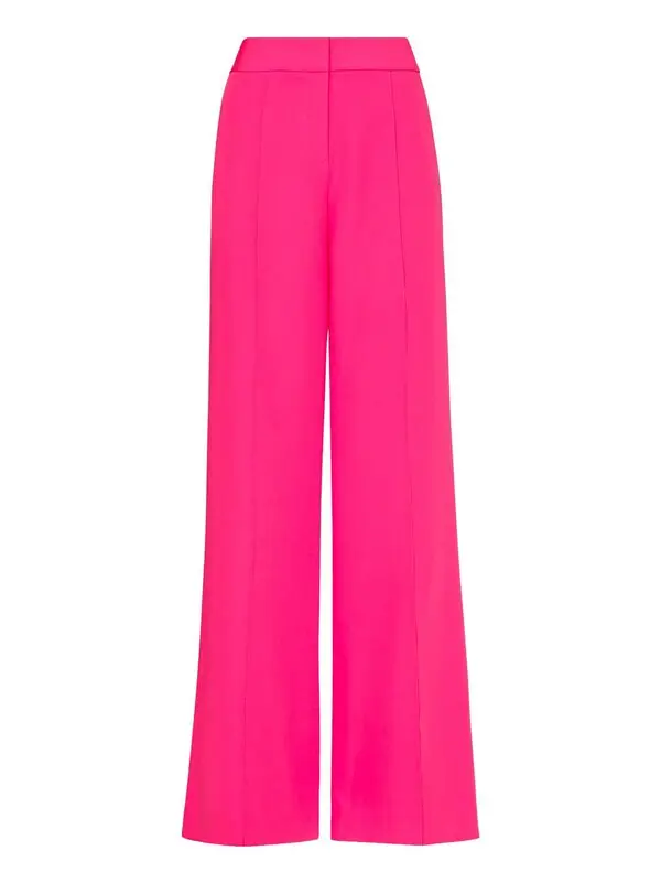 MILLY Nash Cady Wide Leg Pants - Milly Pink