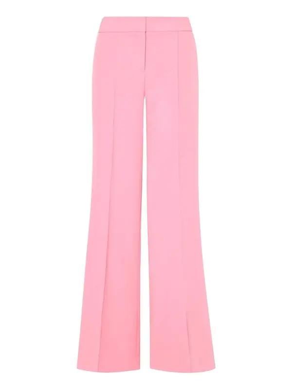 MILLY Nash Cady Wide Leg Pants - Pink