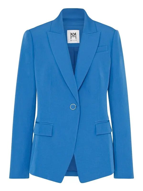 MILLY Avery Cady Blazer - Classic Blue