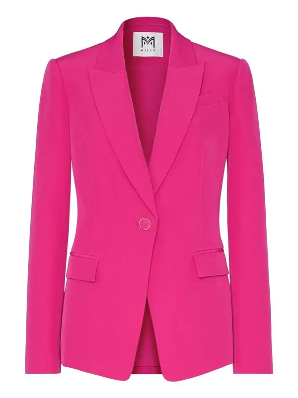 MILLY Avery Cady Blazer - Fuchsia