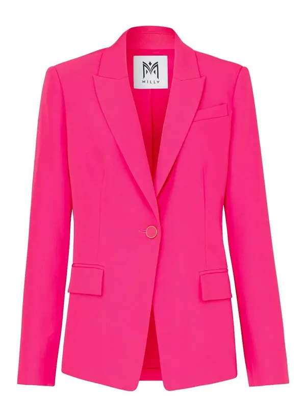MILLY Avery Cady Blazer - Milly Pink