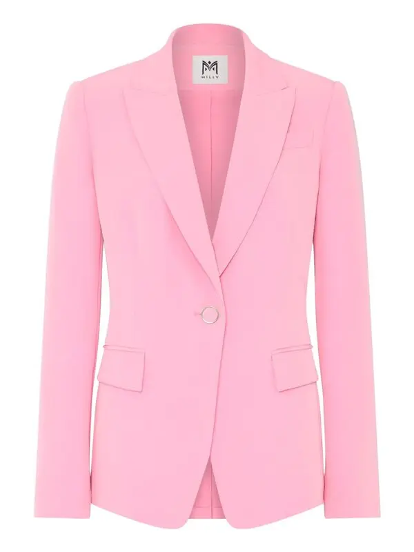 MILLY Avery Cady Blazer - Pink