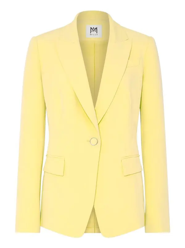 MILLY Avery Cady Blazer - Yellow