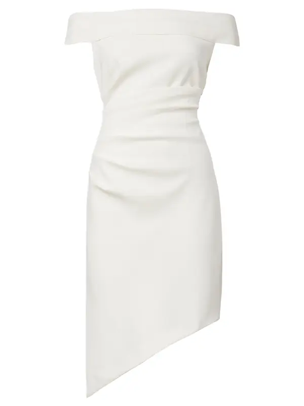 MILLY Ally Cocktail Dress - Ecru