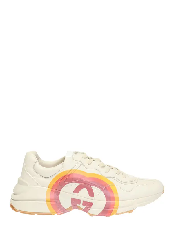 Gucci Rhyton Logo Sneakers - White