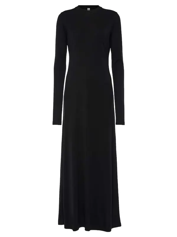 TOTÊME Jersey Maxi Dress - Black