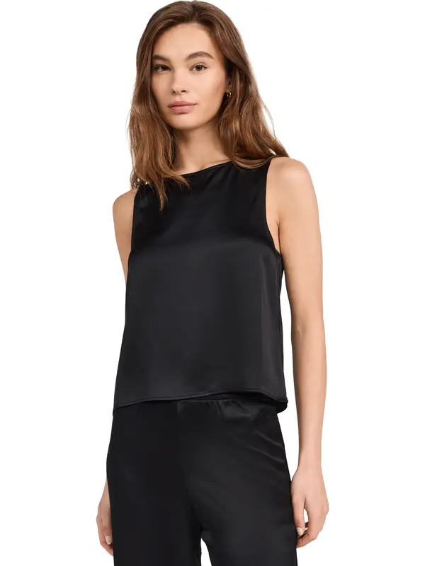 LESET Barb Sleeveless Top - Black