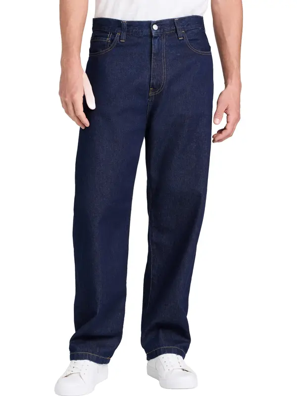 Carhartt Work In Progress Landon Straight Leg Pants - Blue (rinsed)